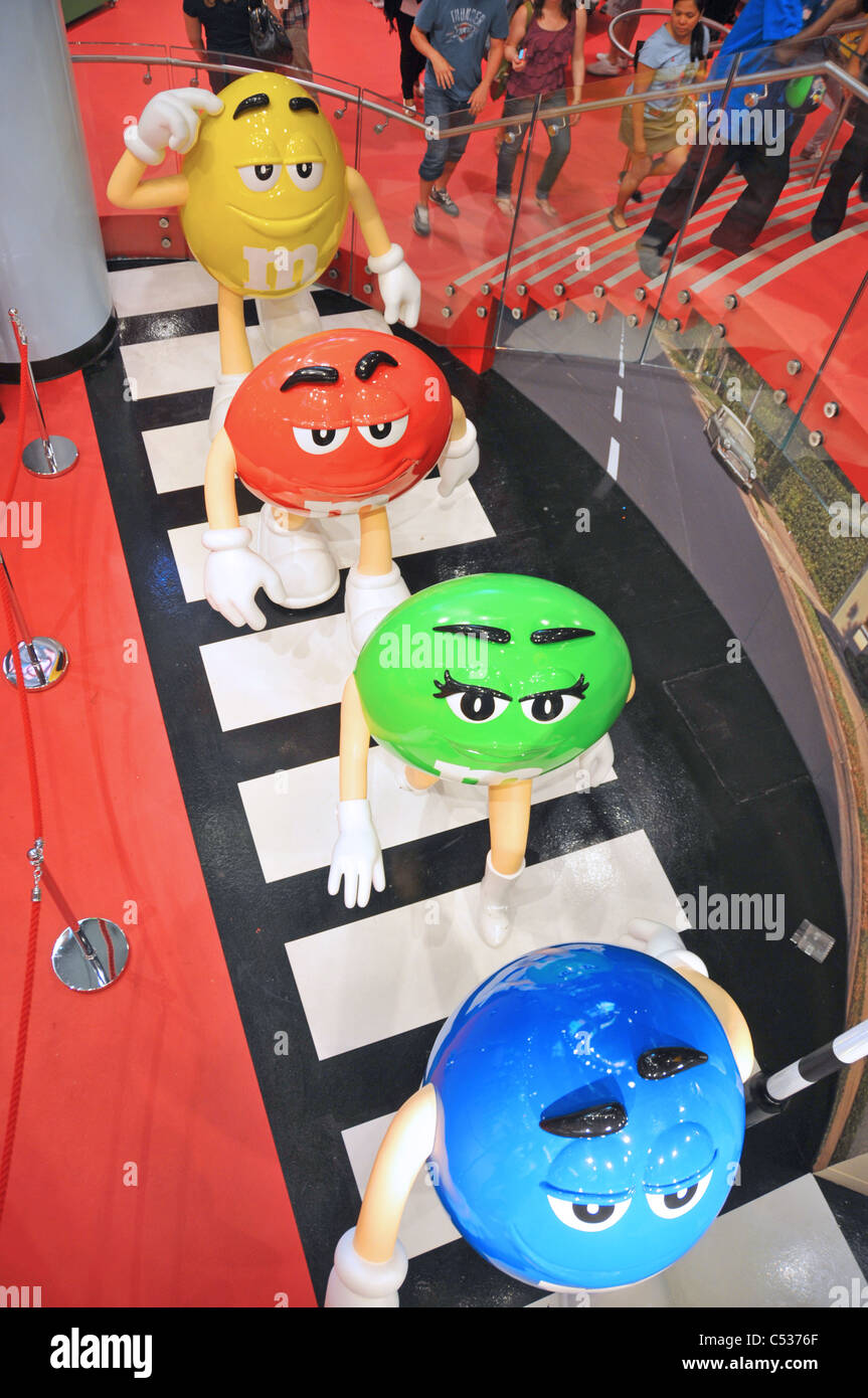 M & Ms world London Leicester Square candy store largest in the world ...