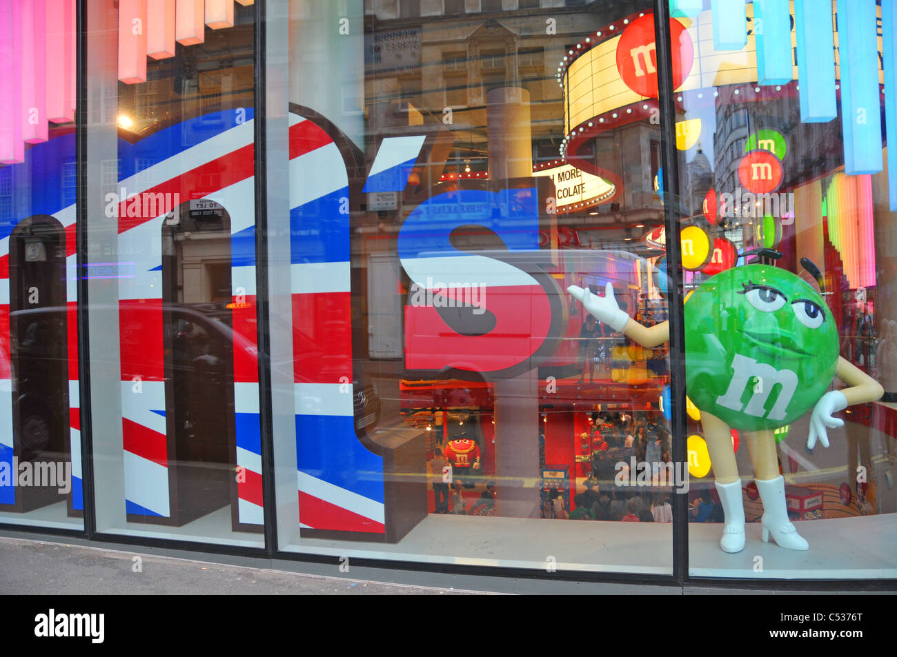 M & Ms world London Leicester Square candy store largest in the world ...
