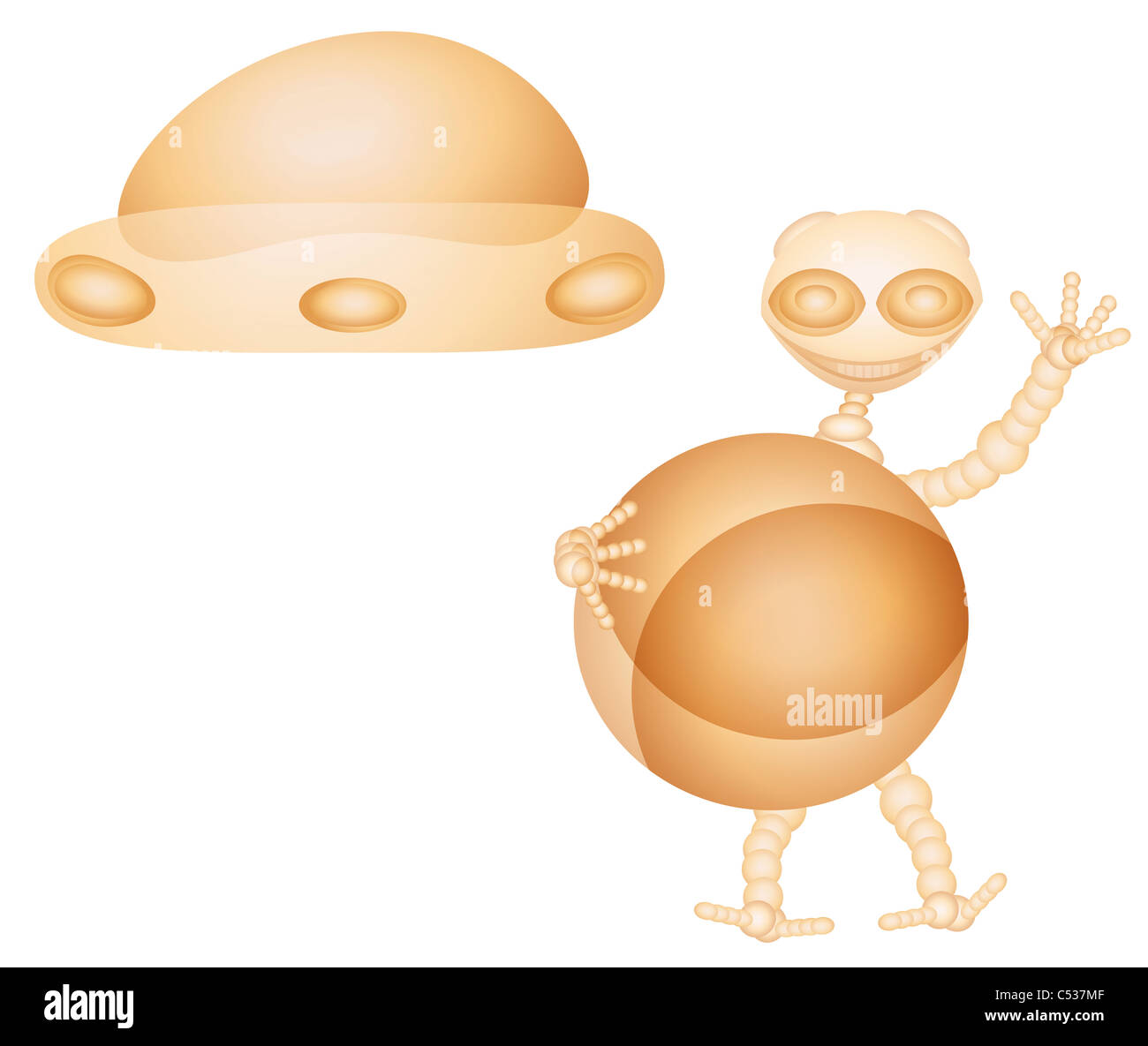 Alien Cut Out Stock Images & Pictures - Alamy
