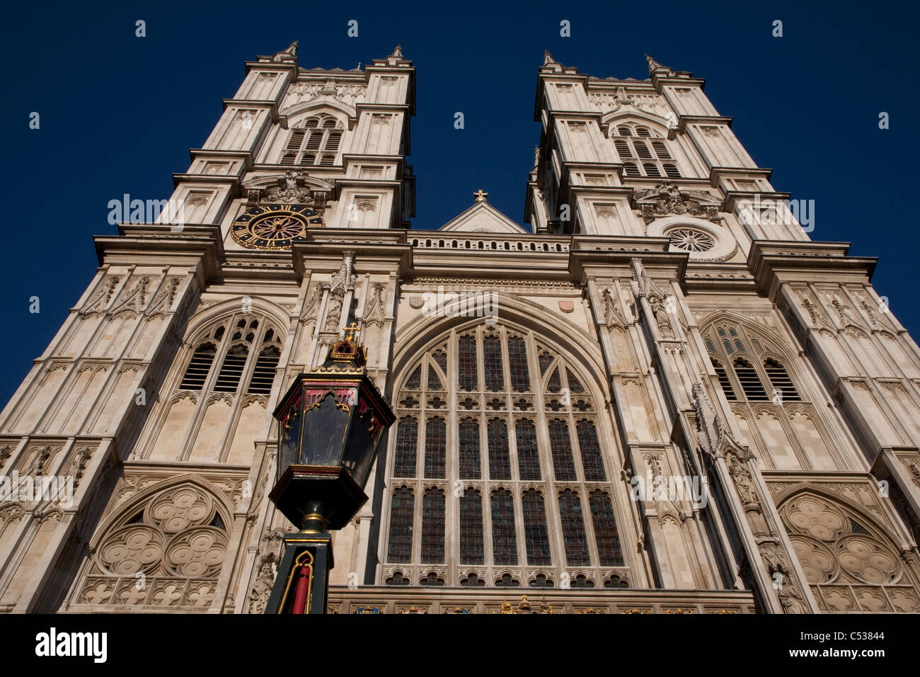 Main Facade of Westminster Abbey Church in London Stock Photo - Alamy