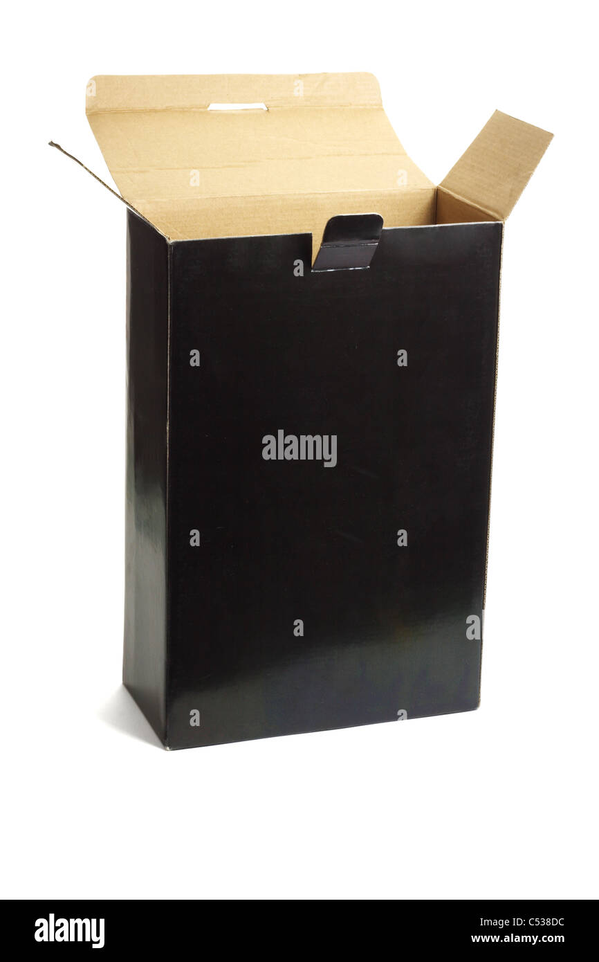 Simple black white gift box hi-res stock photography and images - Alamy