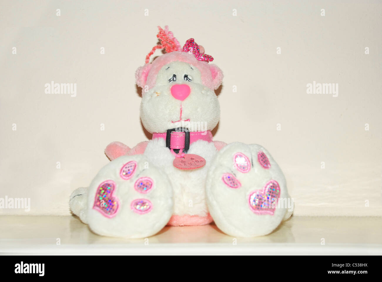 pink teddy bear toy on a white background, pink teddy bear, stuffed ...