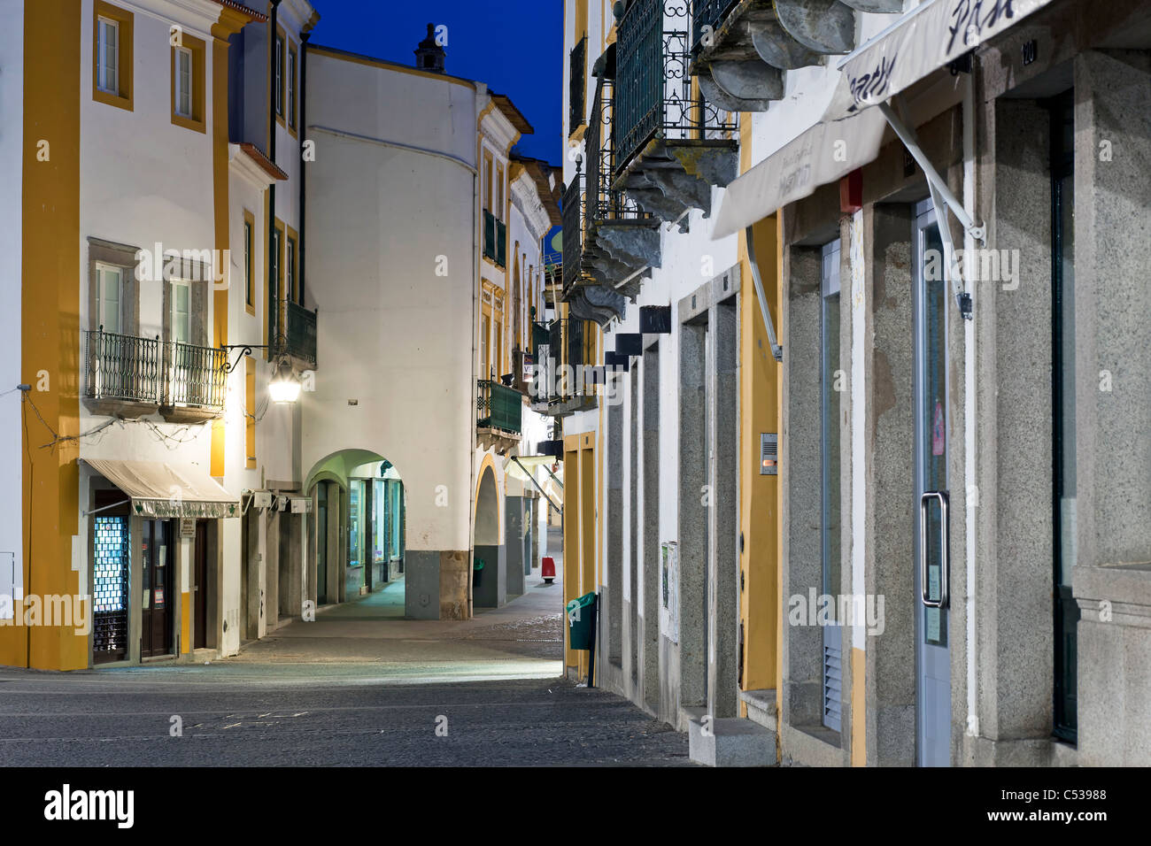 Streets of Evora, Portugal, Europe Stock Photo - Alamy