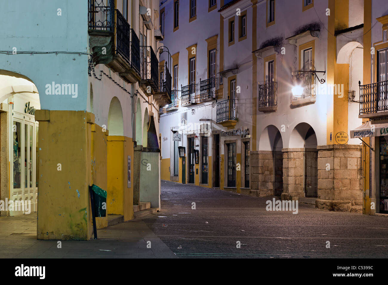 Streets of Evora, Portugal, Europe Stock Photo - Alamy