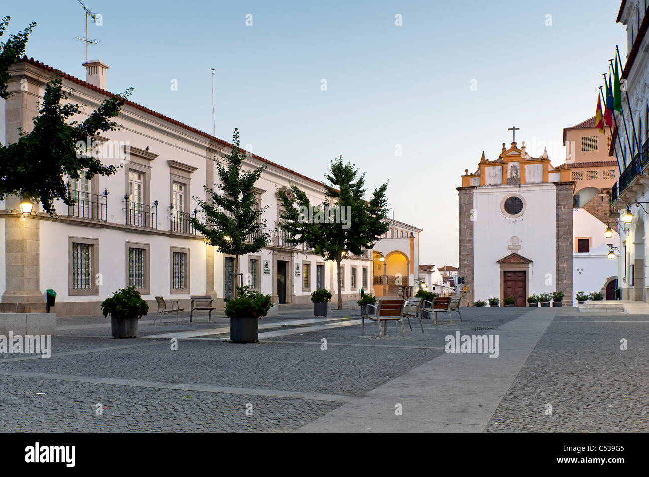 Municipal Building Square, Evora, Portugal, Europe Stock Photo - Alamy