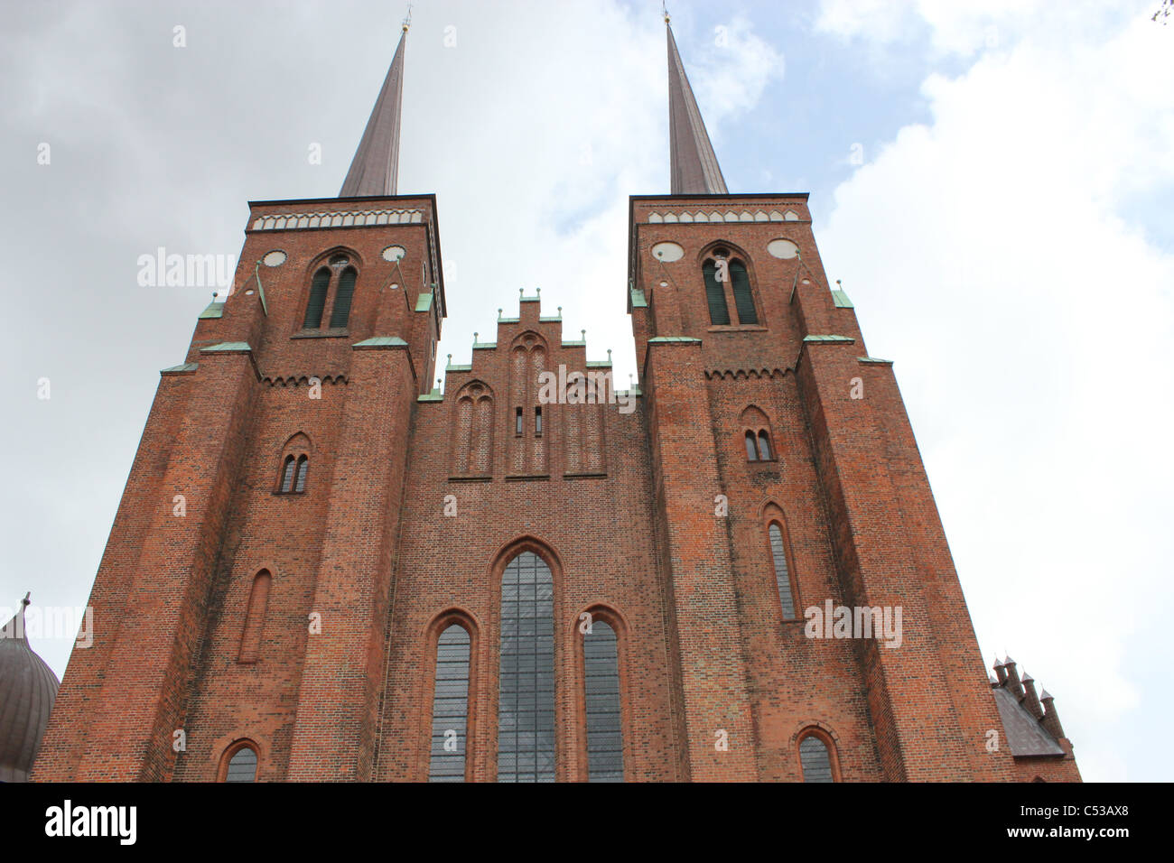 Roskilde Cathedral (Domkirke Stock Photo - Alamy