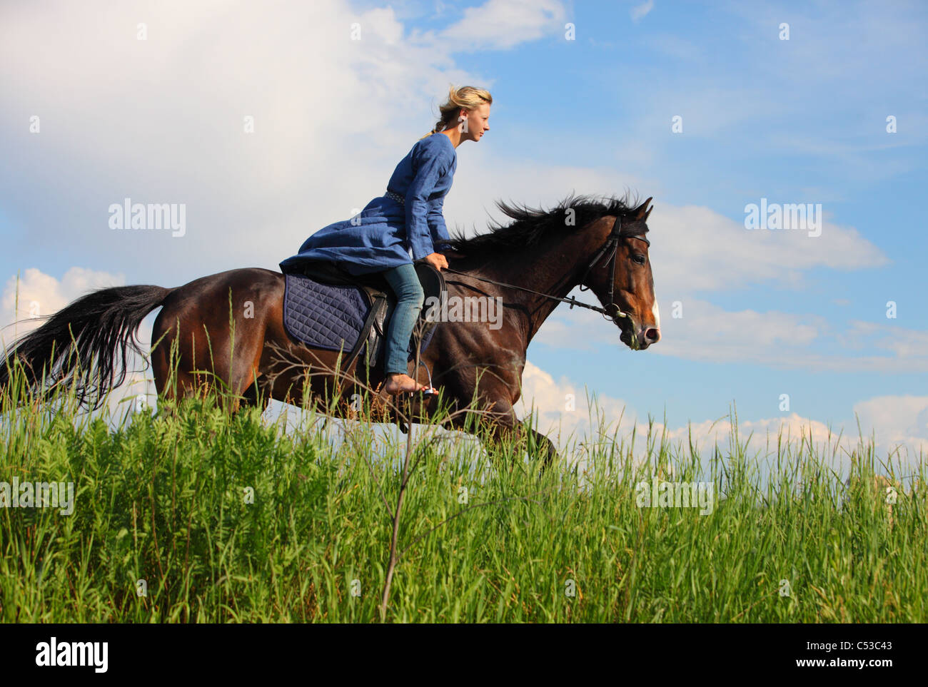 Riding barefoot hi-res stock photography and images - Alamy