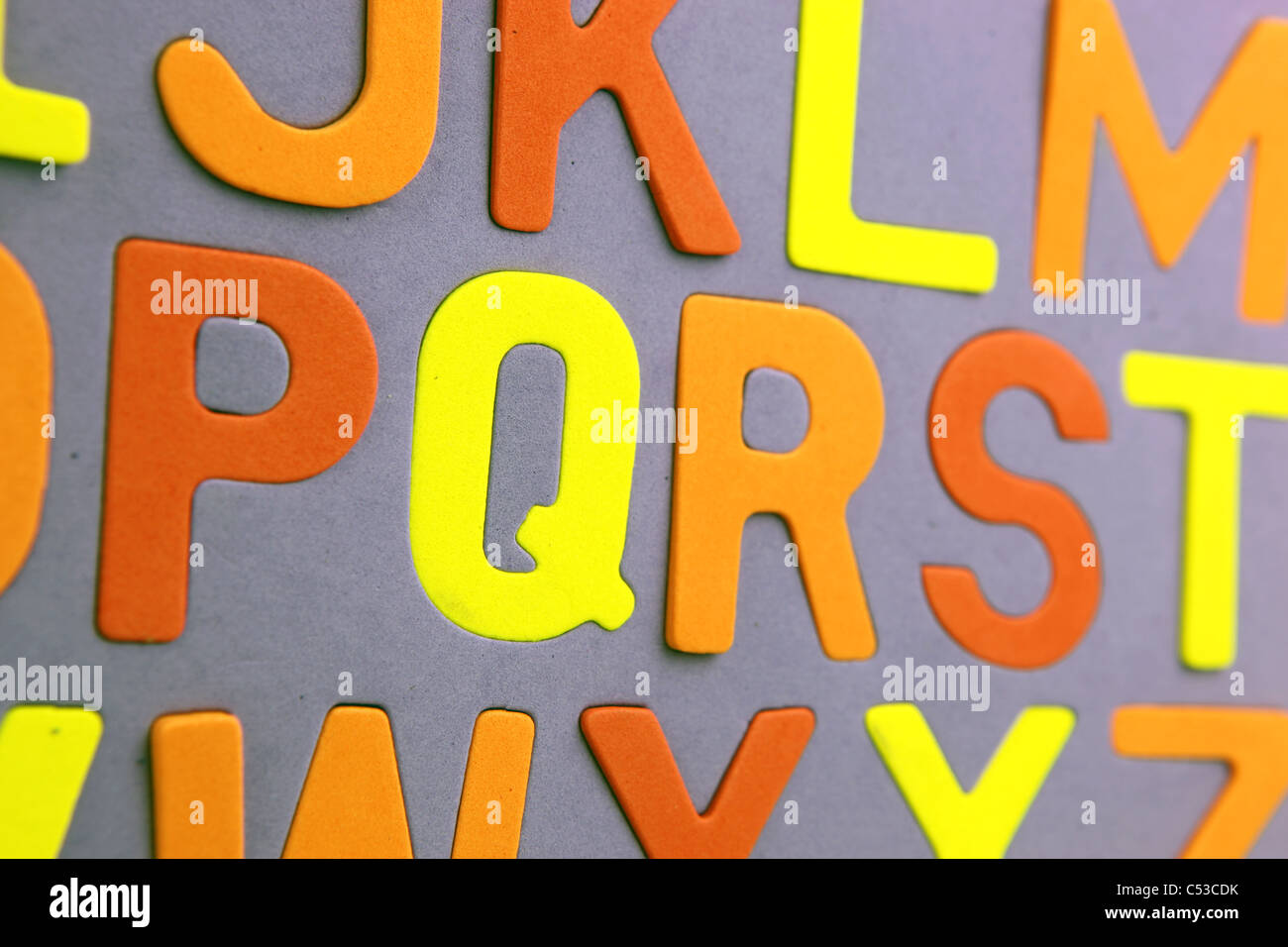 Alphabets games education plastic hi-res stock photography and images ...