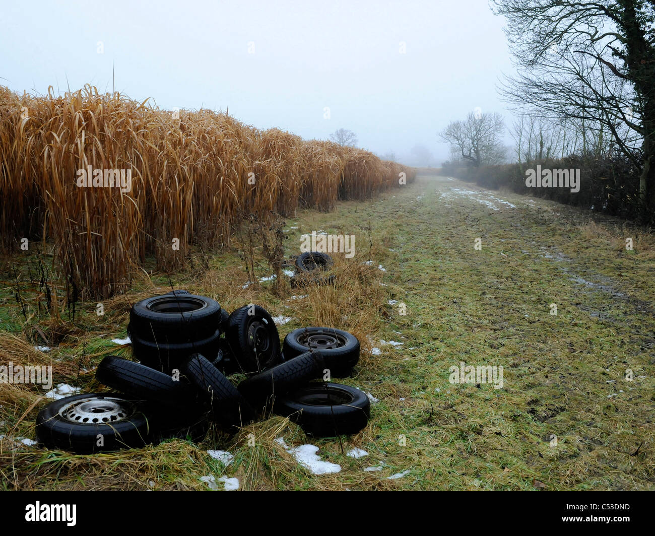 Rubbish in farmland hi-res stock photography and images - Alamy