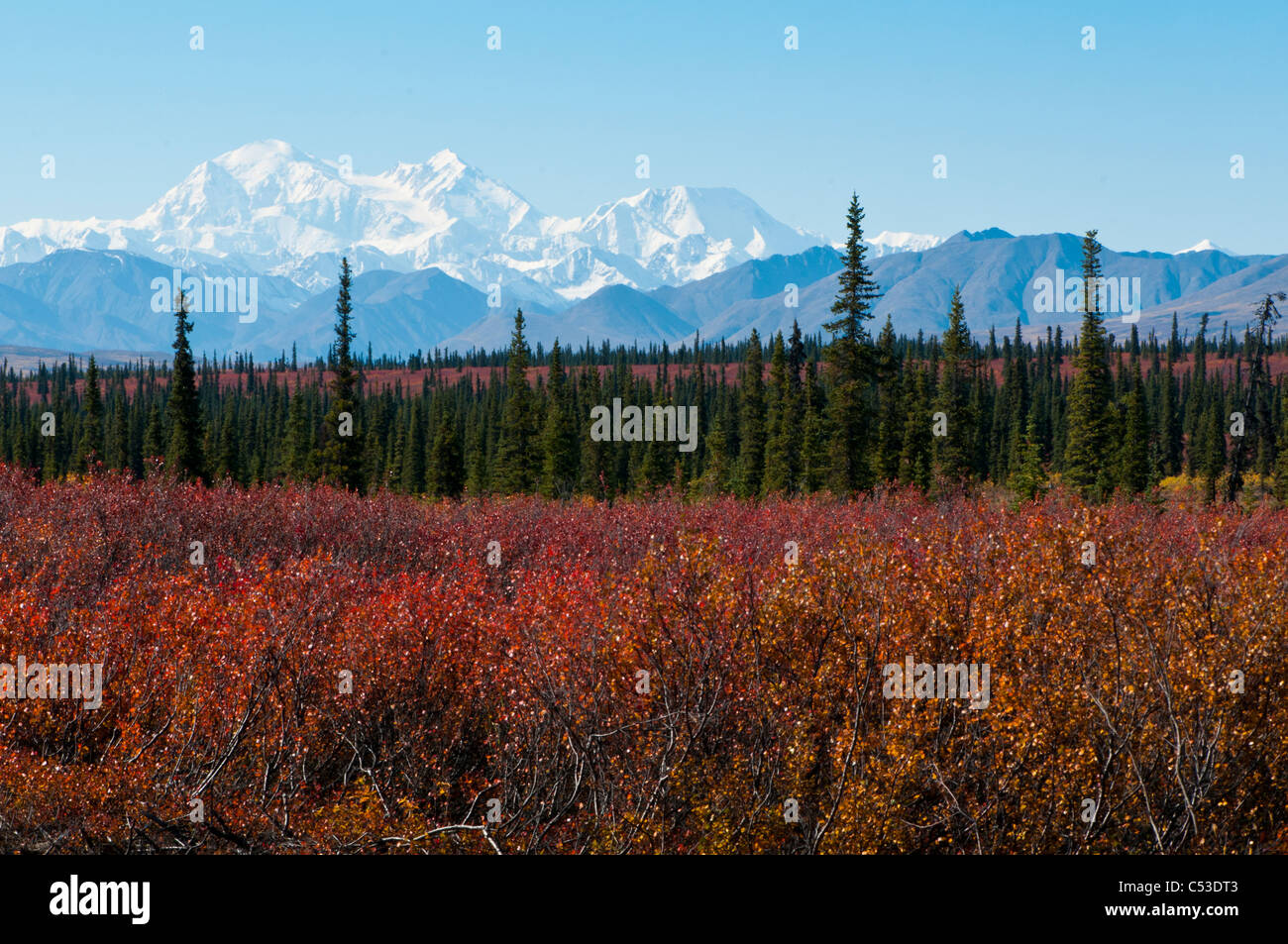 Mt mckinley alaska from highway hi-res stock photography and images - Alamy