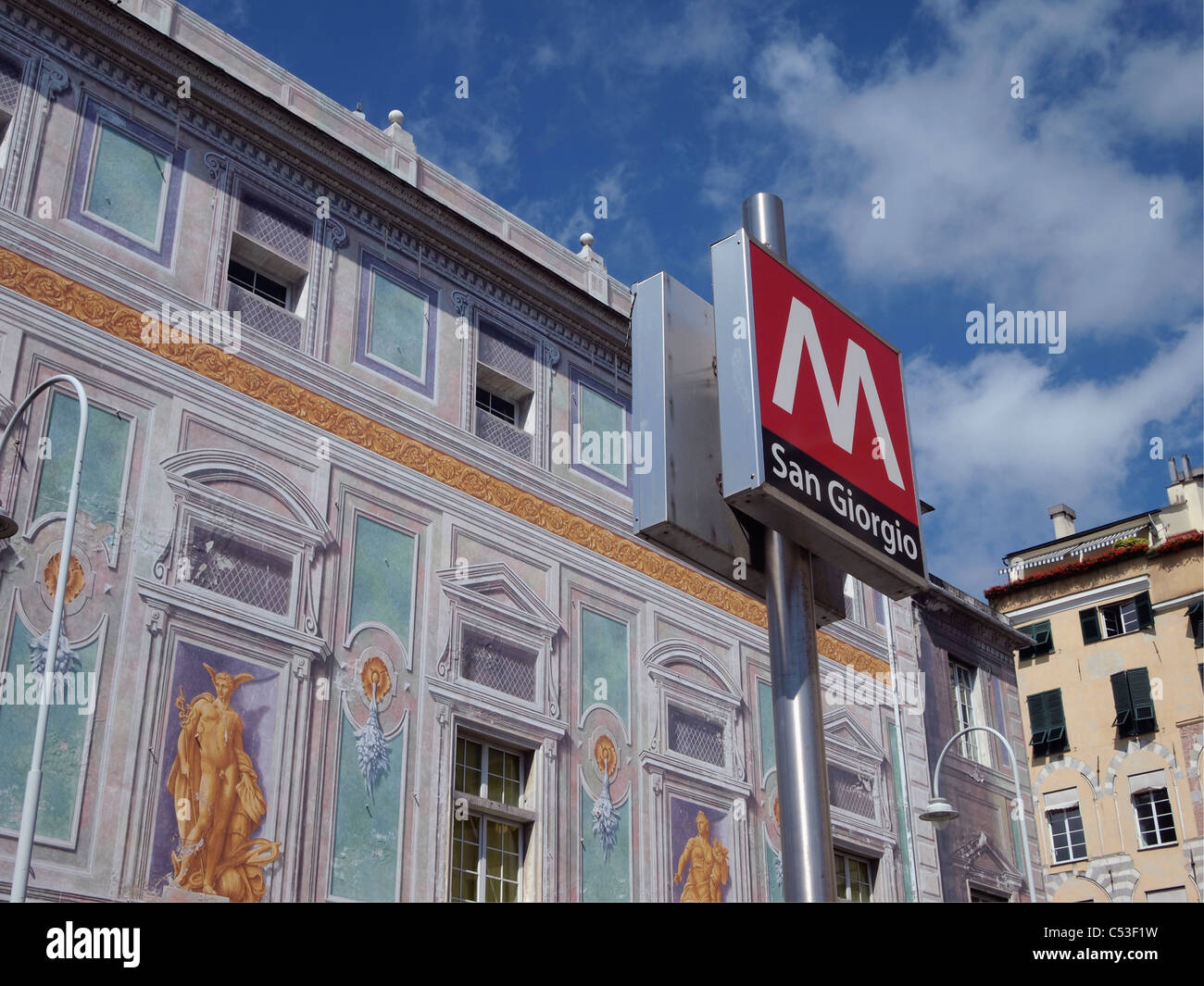 Genoa metro hi-res stock photography and images - Alamy