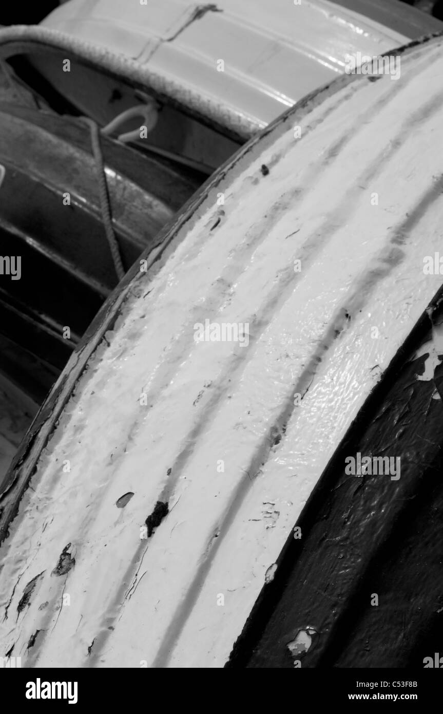White rowing boats in Black and White Stock Photos & Images - Alamy