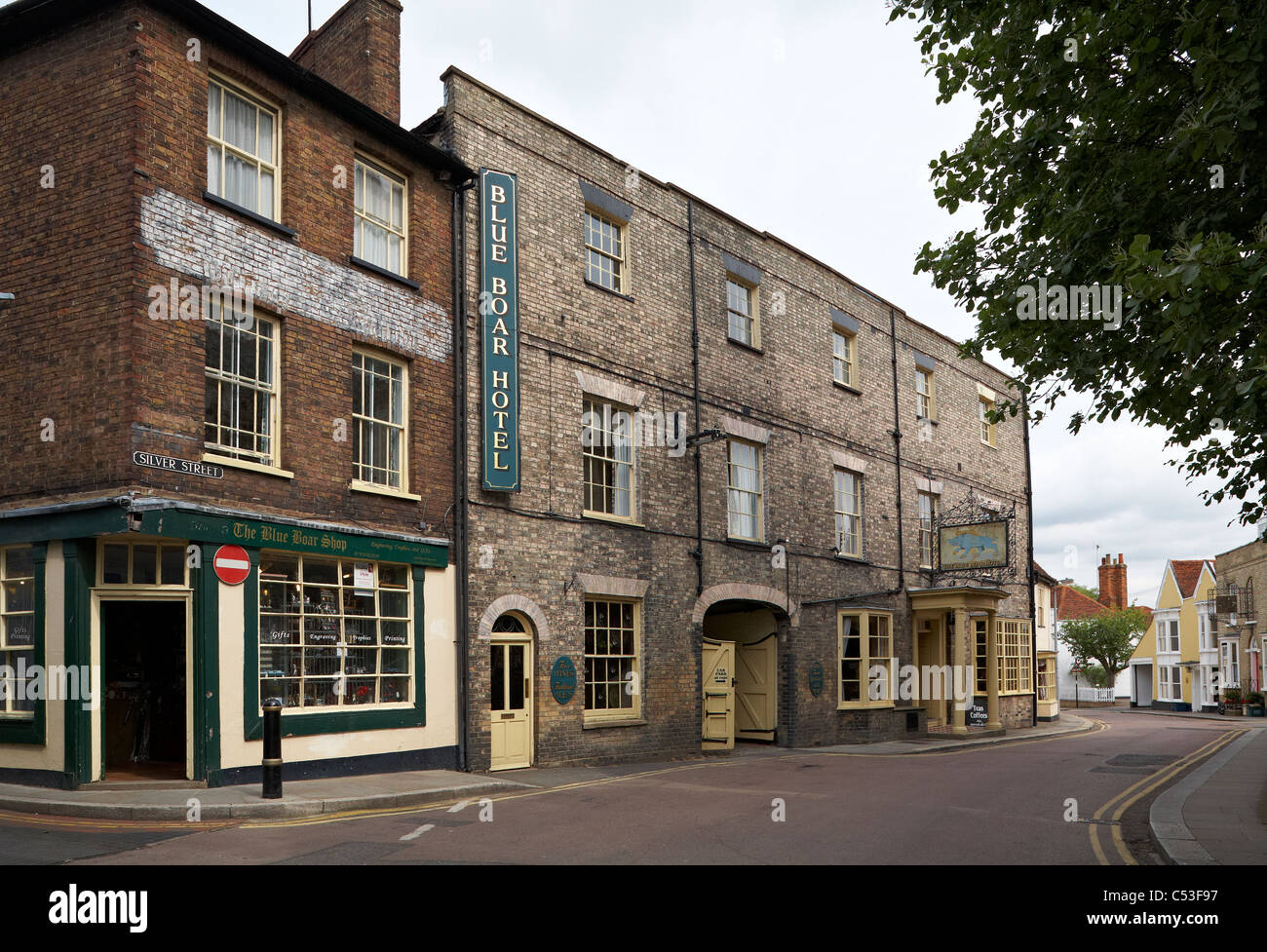 Maldon Essex Blue Boar Hotel Silver Street Stock Photo - Alamy