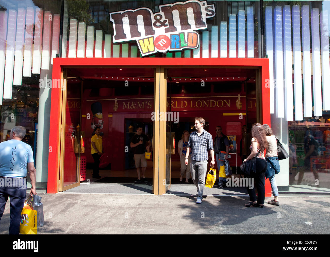 M&M's World concept store, Leicester Square, London Stock Photo - Alamy