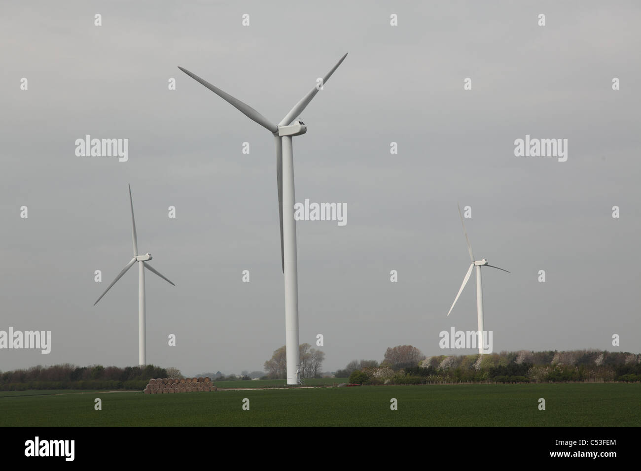 barmston wind farm operated by national wind power ltd Stock Photo - Alamy