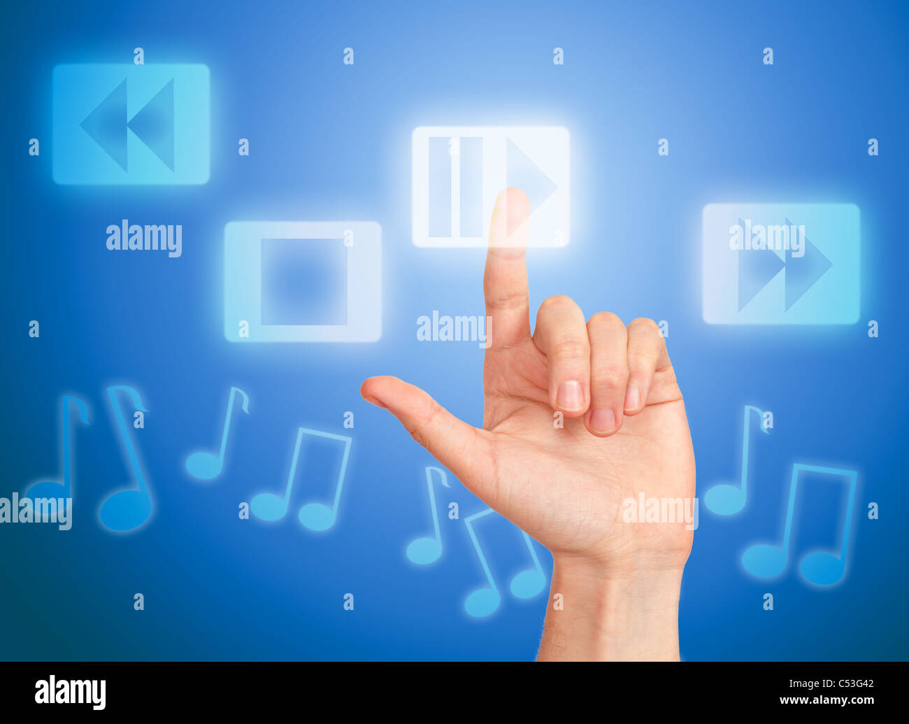 Musical pause hi-res stock photography and images - Alamy