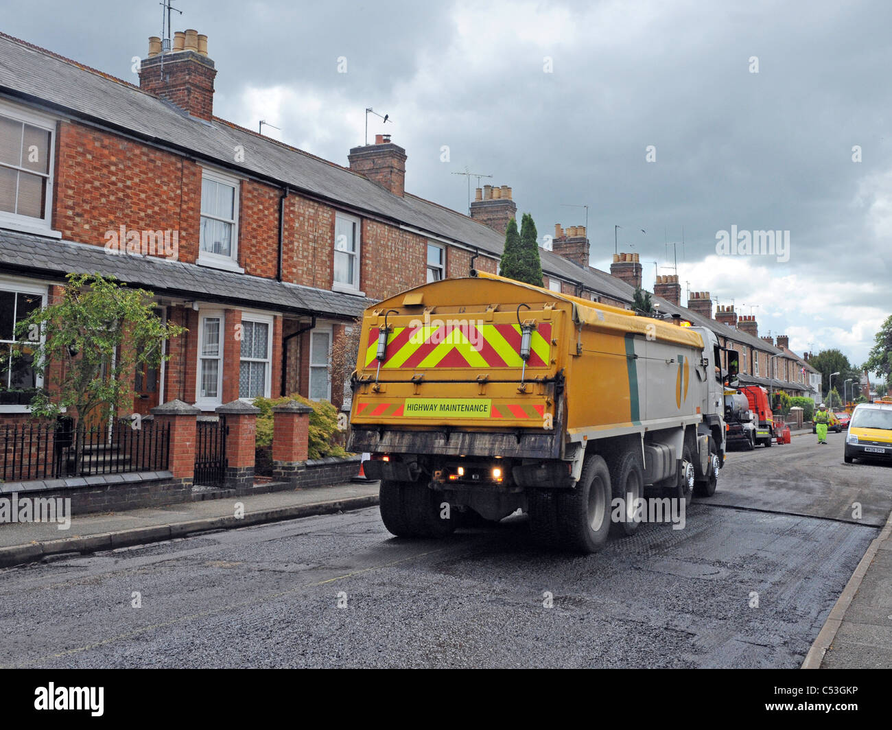 A lorry that is used for highway maintenance Stock Photo - Alamy