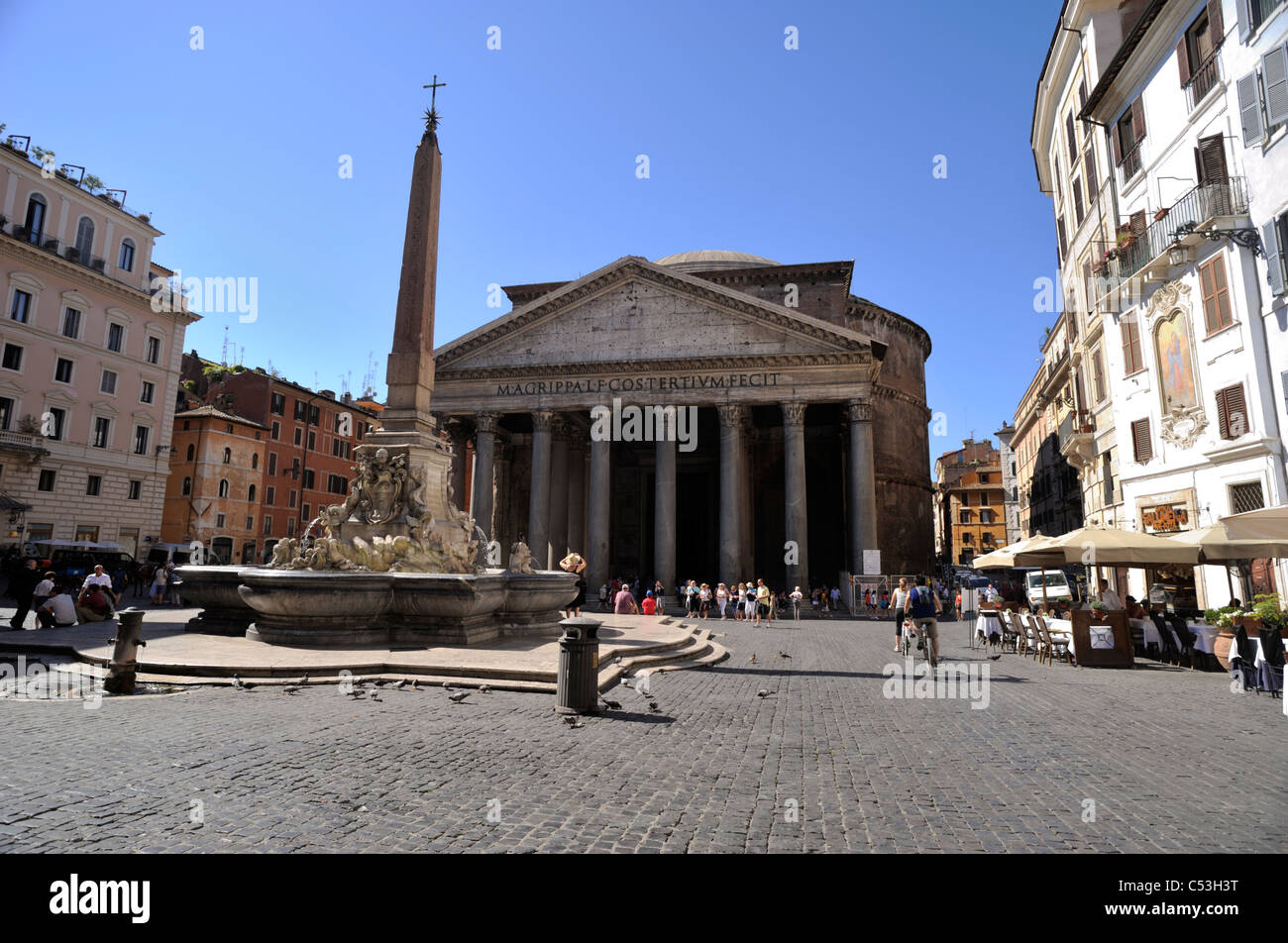 Italy, Rome, Piazza della Rotonda, Pantheon Stock Photo - Alamy