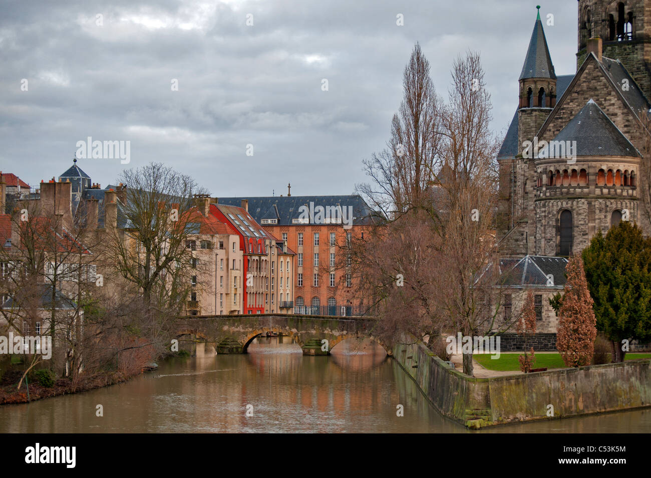 Old Town Metz Lorraine France Stock Photo - Alamy