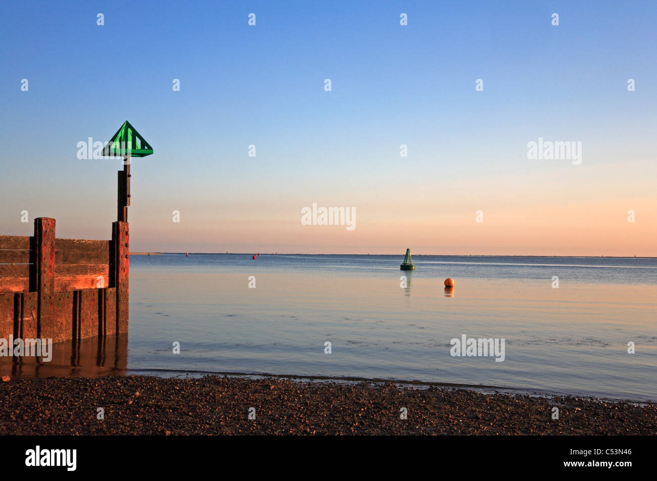 Seascape marker post buoys first hi-res stock photography and images ...