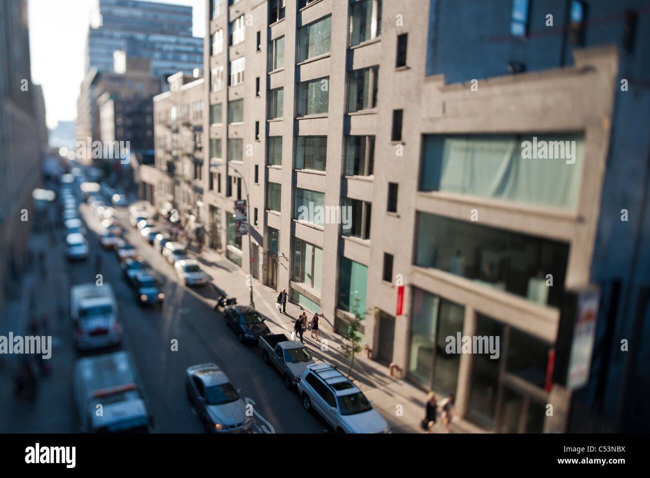 Street scene showing gallery and other buildings in the trendy West ...