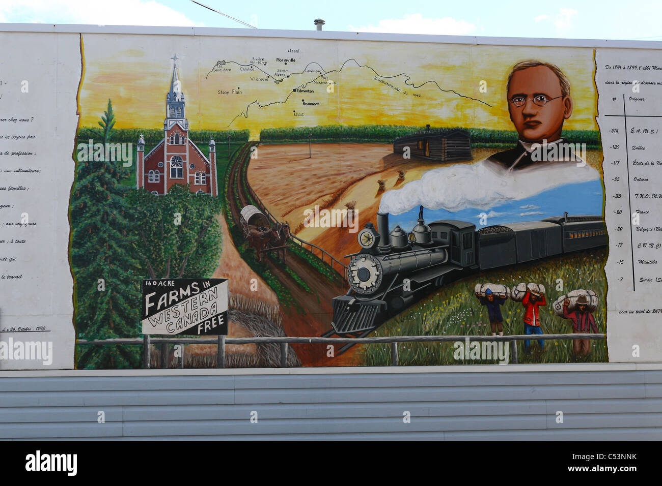 Murals at Legal, Alberta, Canada Art painting wall decorations artistic ...
