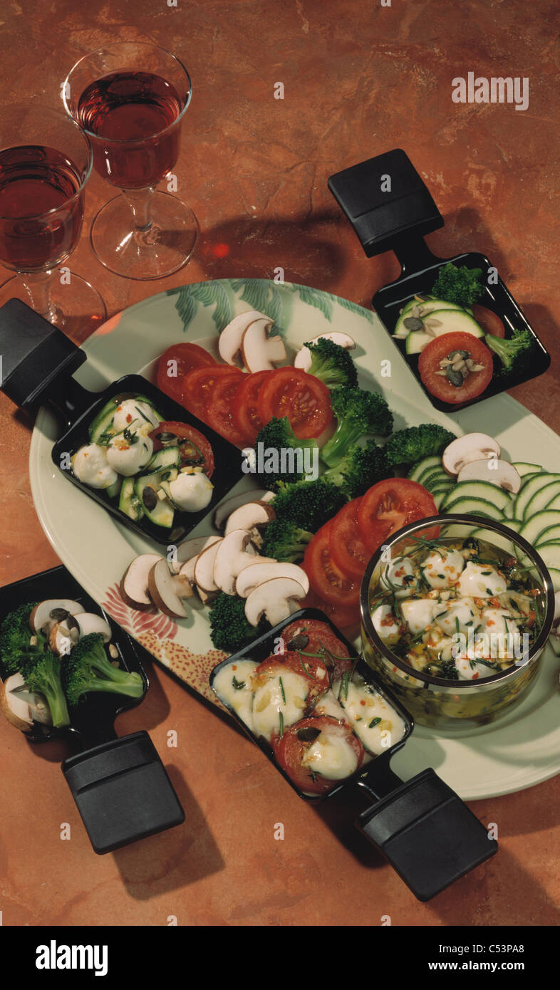 Vegetable - raclette Stock Photo - Alamy