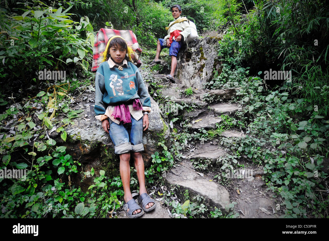 A scene in the rural Kathmandu Valley Stock Photo - Alamy