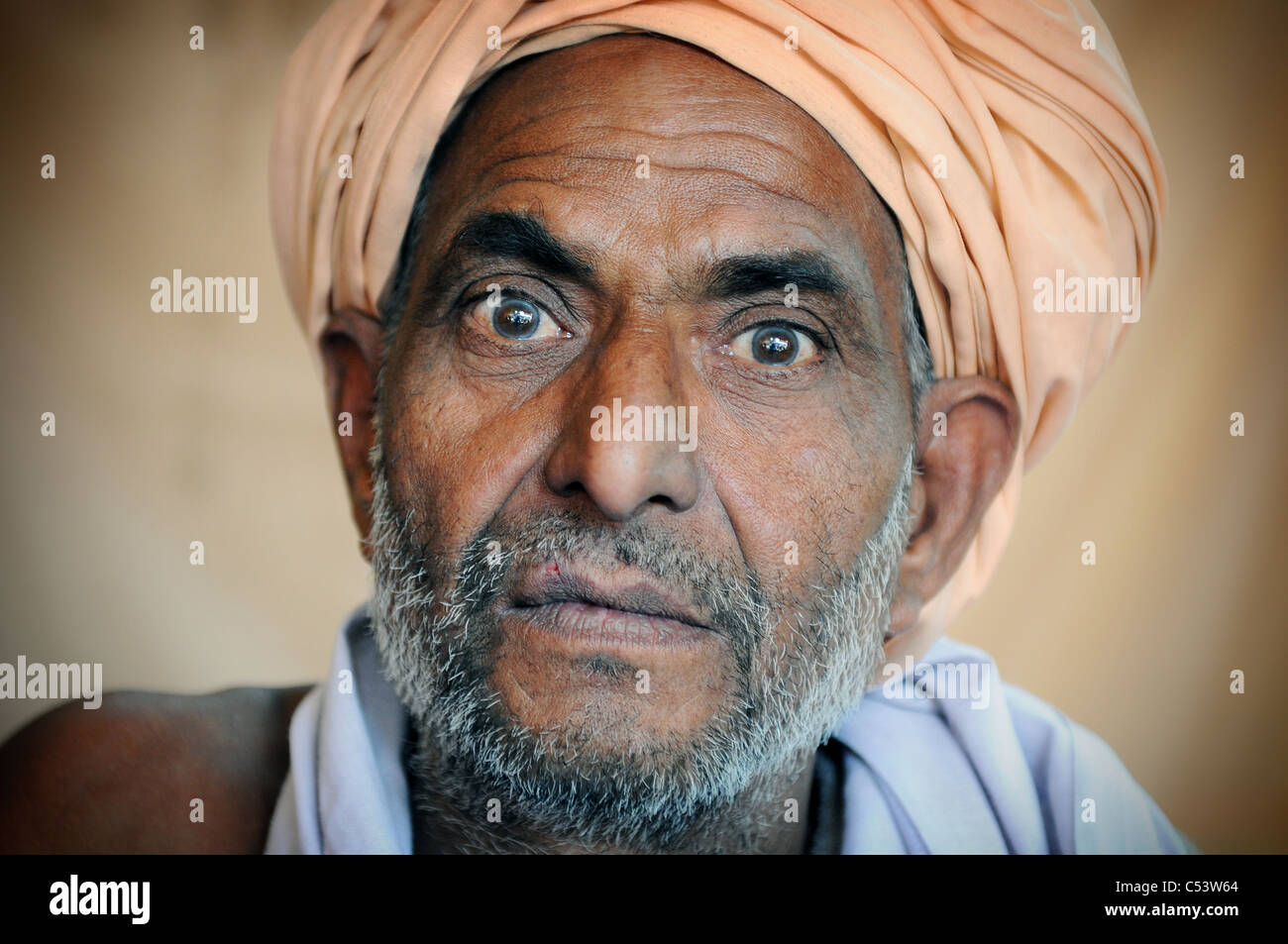 A sadhu (Hindu holy man) at the Kumbh Mela festival in India Stock ...
