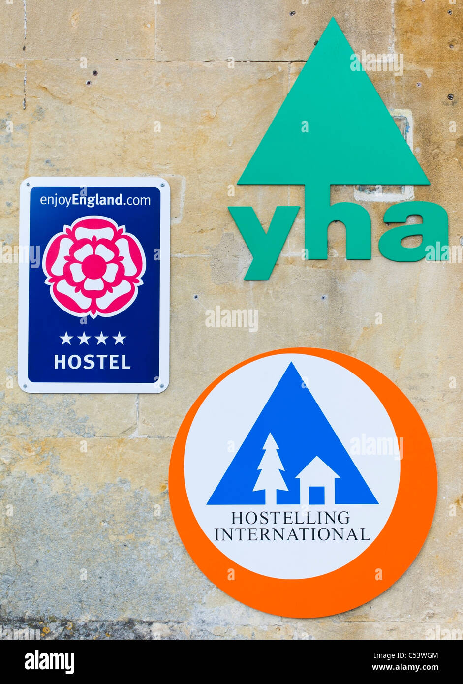 Uk youth hostel sign hi-res stock photography and images - Alamy