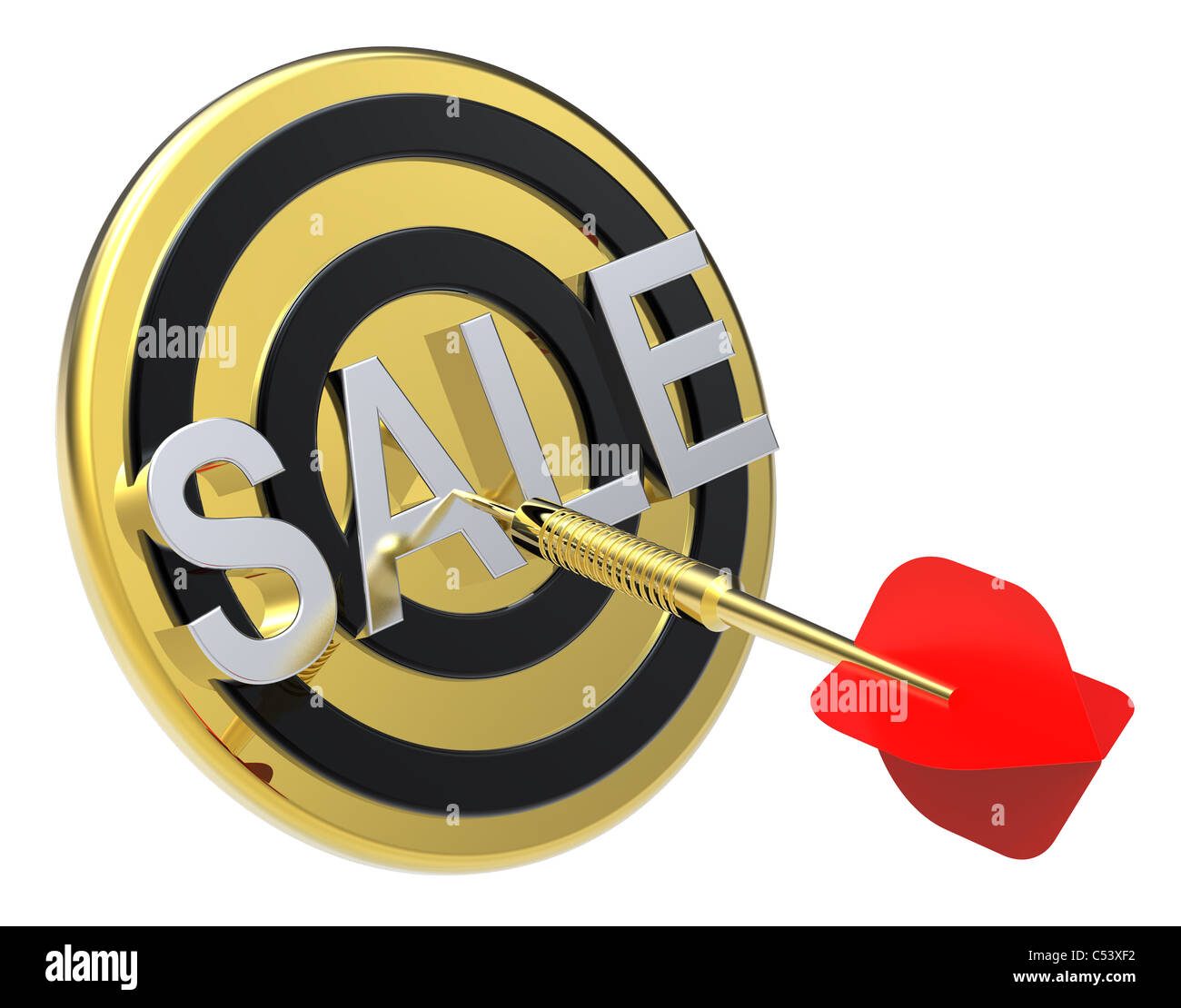 Gold target hi-res stock photography and images - Alamy