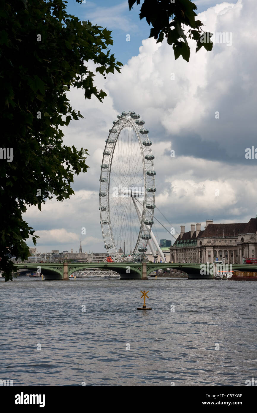 London Eye - Westminster Bridge Stock Photo - Alamy