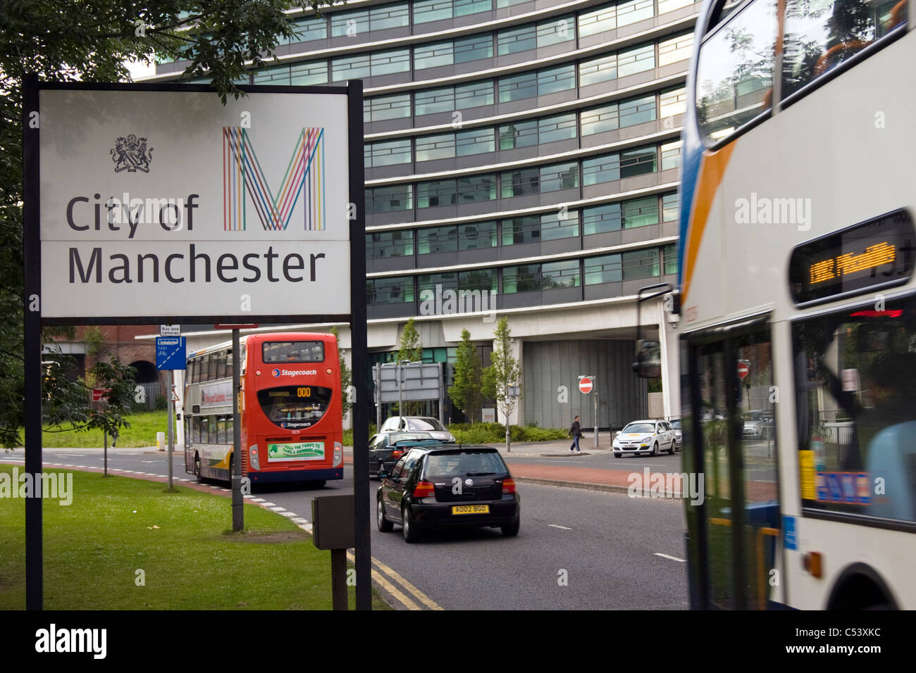 The Gateway To Manchester Stock Photo - Alamy