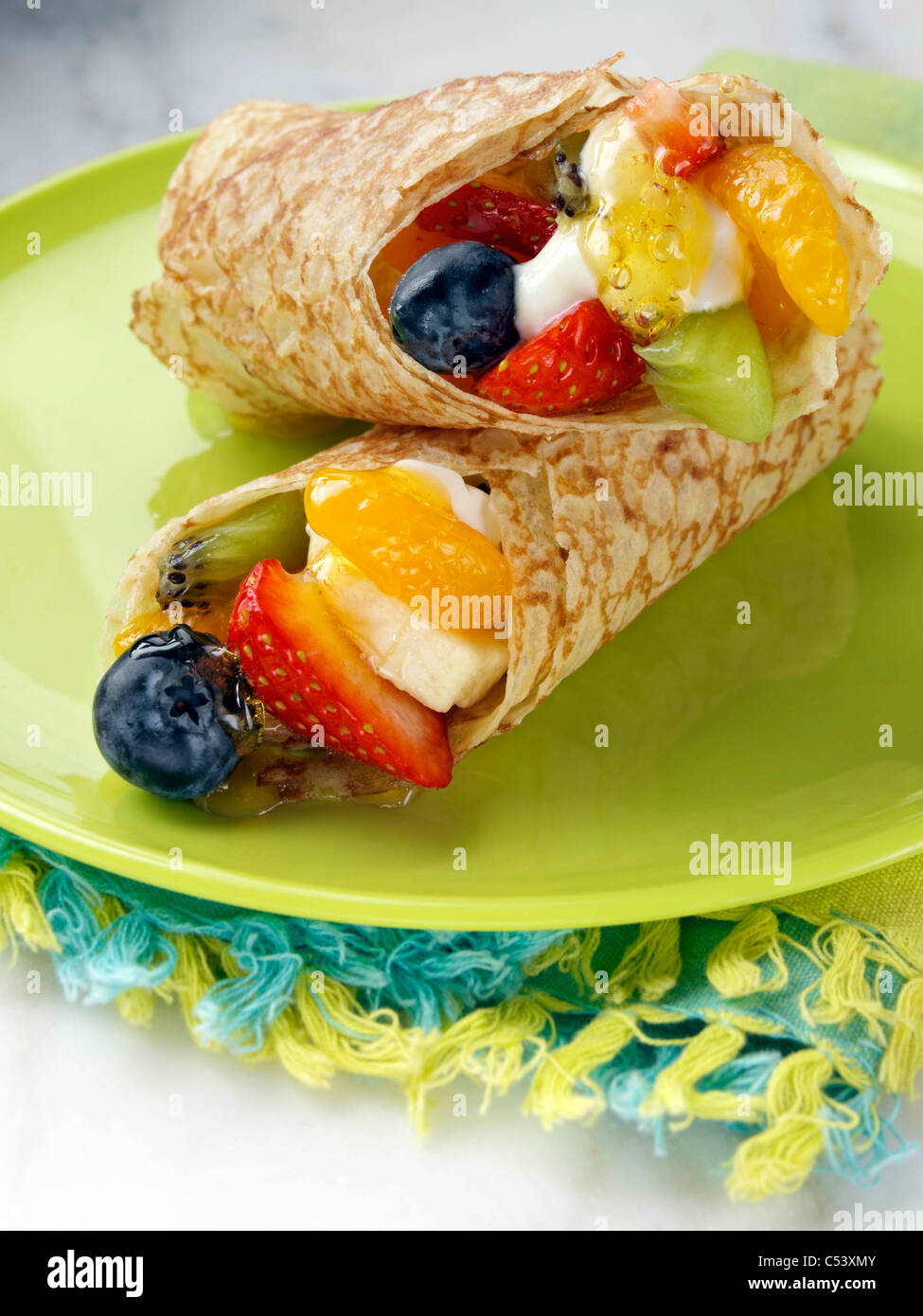 Individual fruit wrapped hi-res stock photography and images - Alamy
