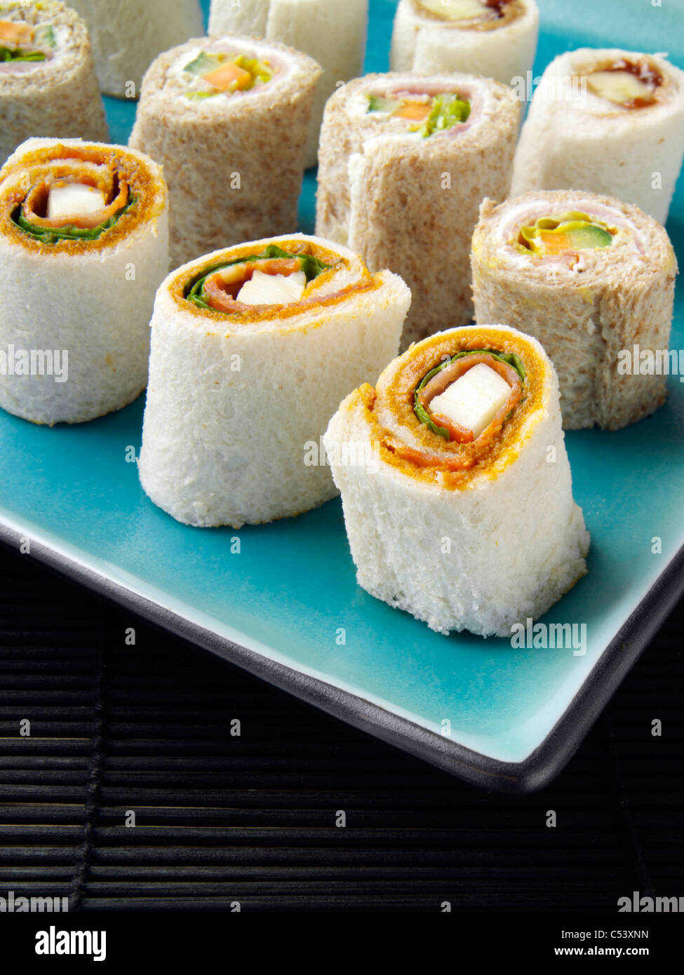 Rolled bread sushi hi-res stock photography and images - Alamy