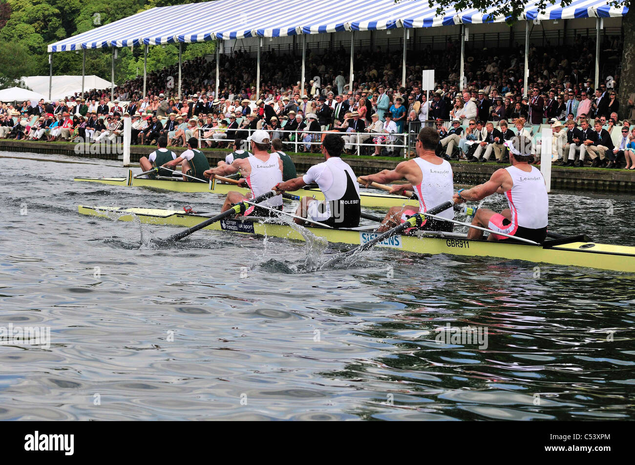Henley Royal Regatta Henley on Thames -opposite stewards enclosure at ...