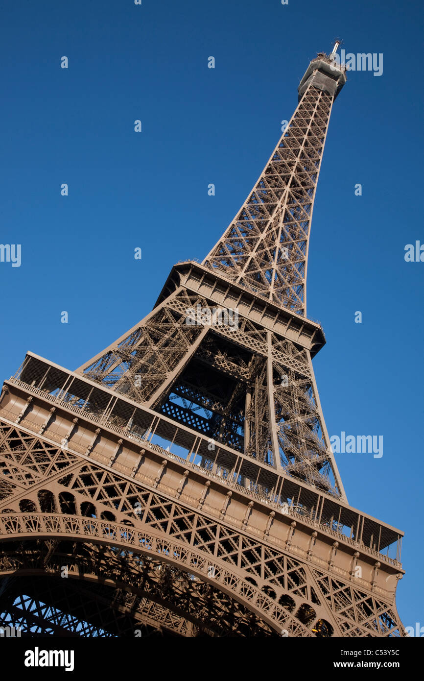 Eiffel Tower on Tilted Angle in Paris, France Stock Photo - Alamy