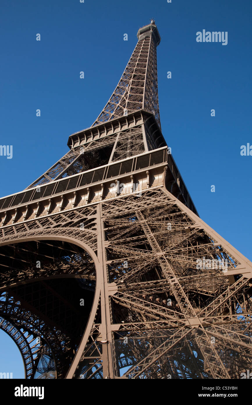 Eiffel Tower, Paris, France on Tilted Angle Stock Photo - Alamy
