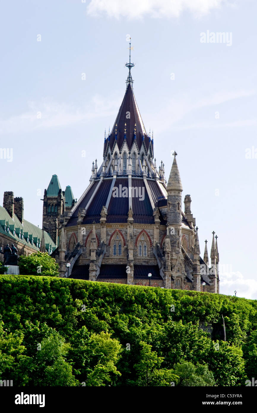 Canadian parliament library architecture High Resolution Stock ...