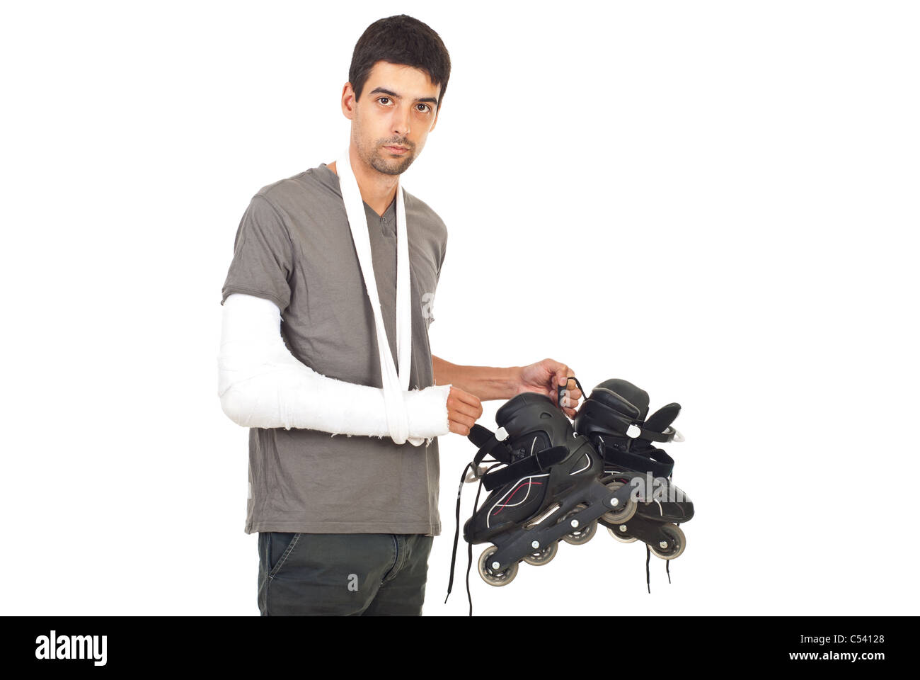 Man broken arm hi-res stock photography and images - Alamy