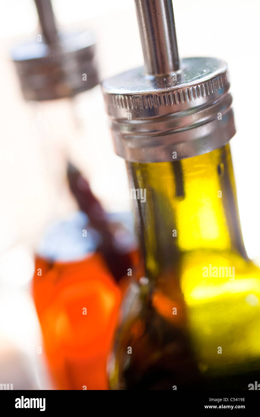 Olive oil bottles kitchen hi-res stock photography and images - Alamy