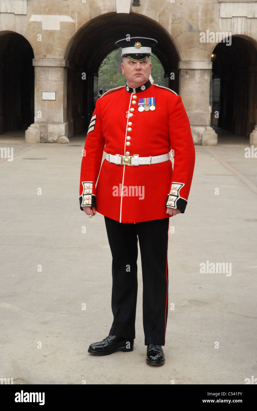 Soldier on Duty outside Horse Guards Parade, Royal Wedding of Kate and ...