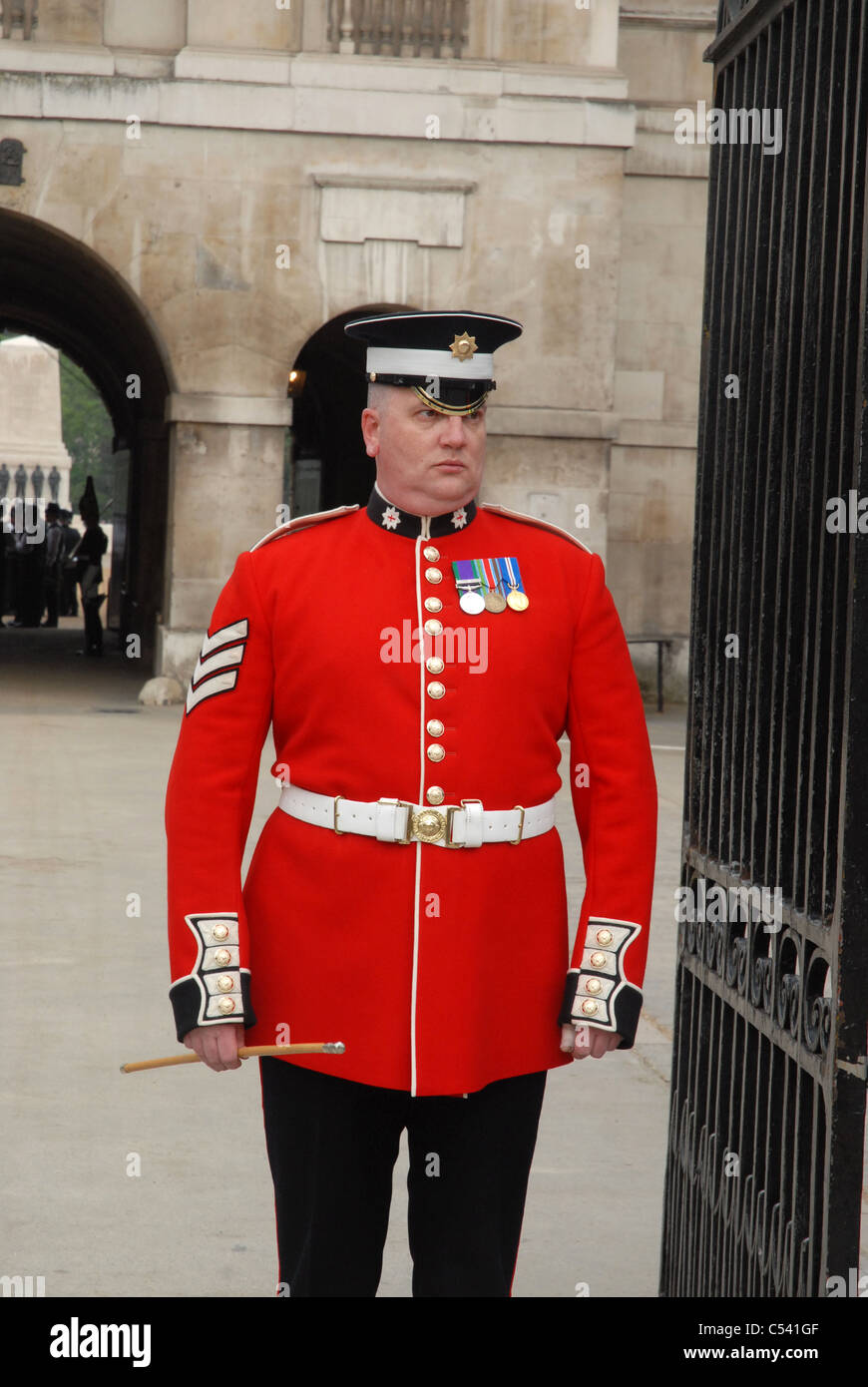 Soldier on Duty outside Horse Guards Parade, Royal Wedding of Kate and ...