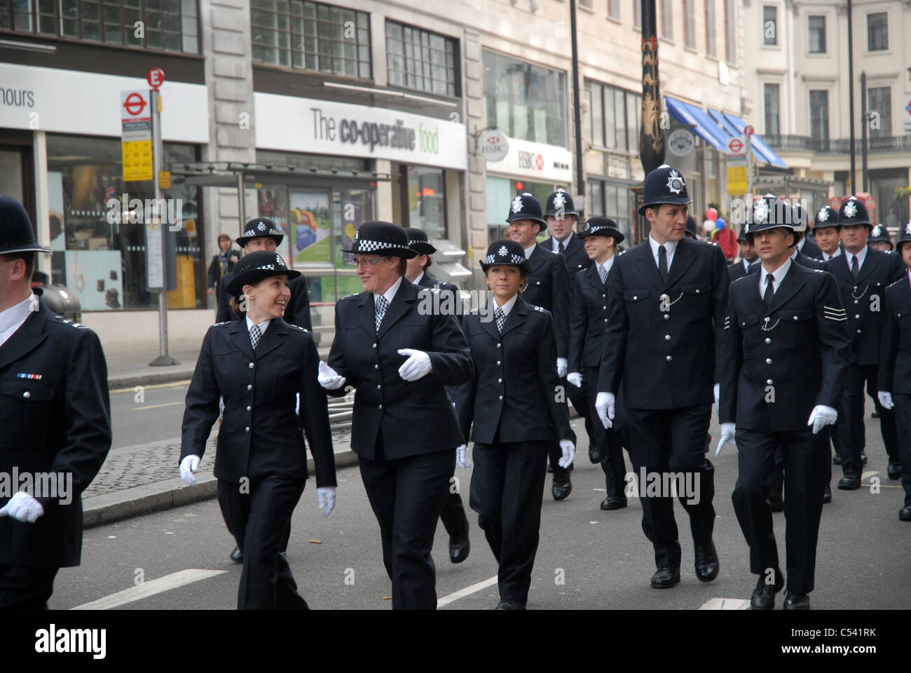Police on duty, Kate and William Wedding, London,. GB Stock Photo - Alamy