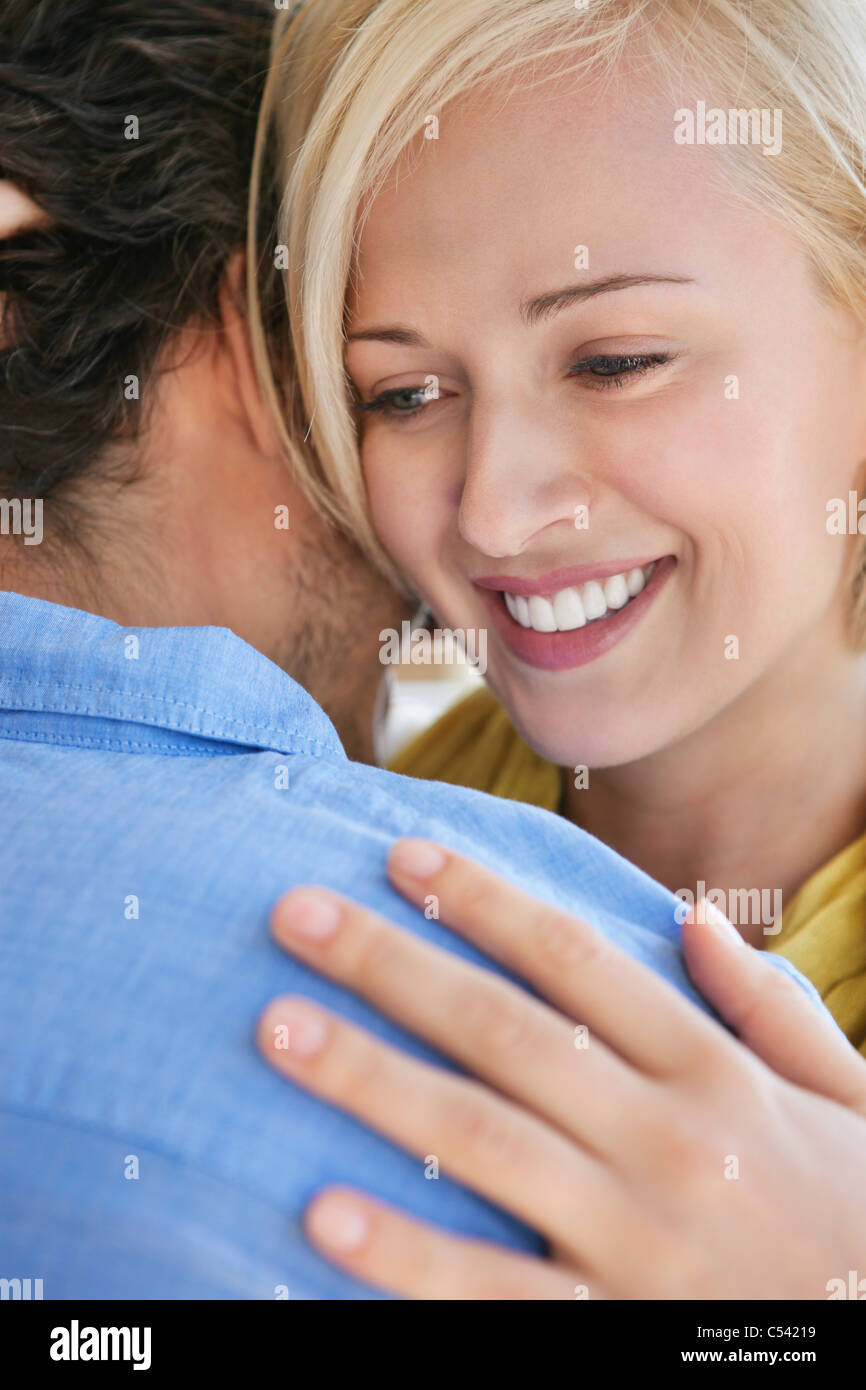Couple embracing each other Stock Photo - Alamy