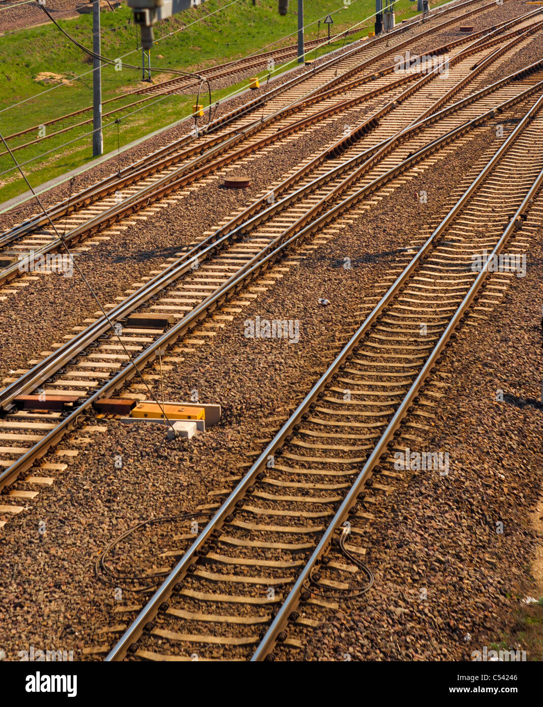 Railway track railroad hi-res stock photography and images - Alamy