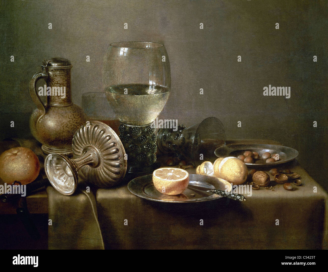 Willem Claesz Heda Still Life Prado Museum - Madrid Stock Photo - Alamy