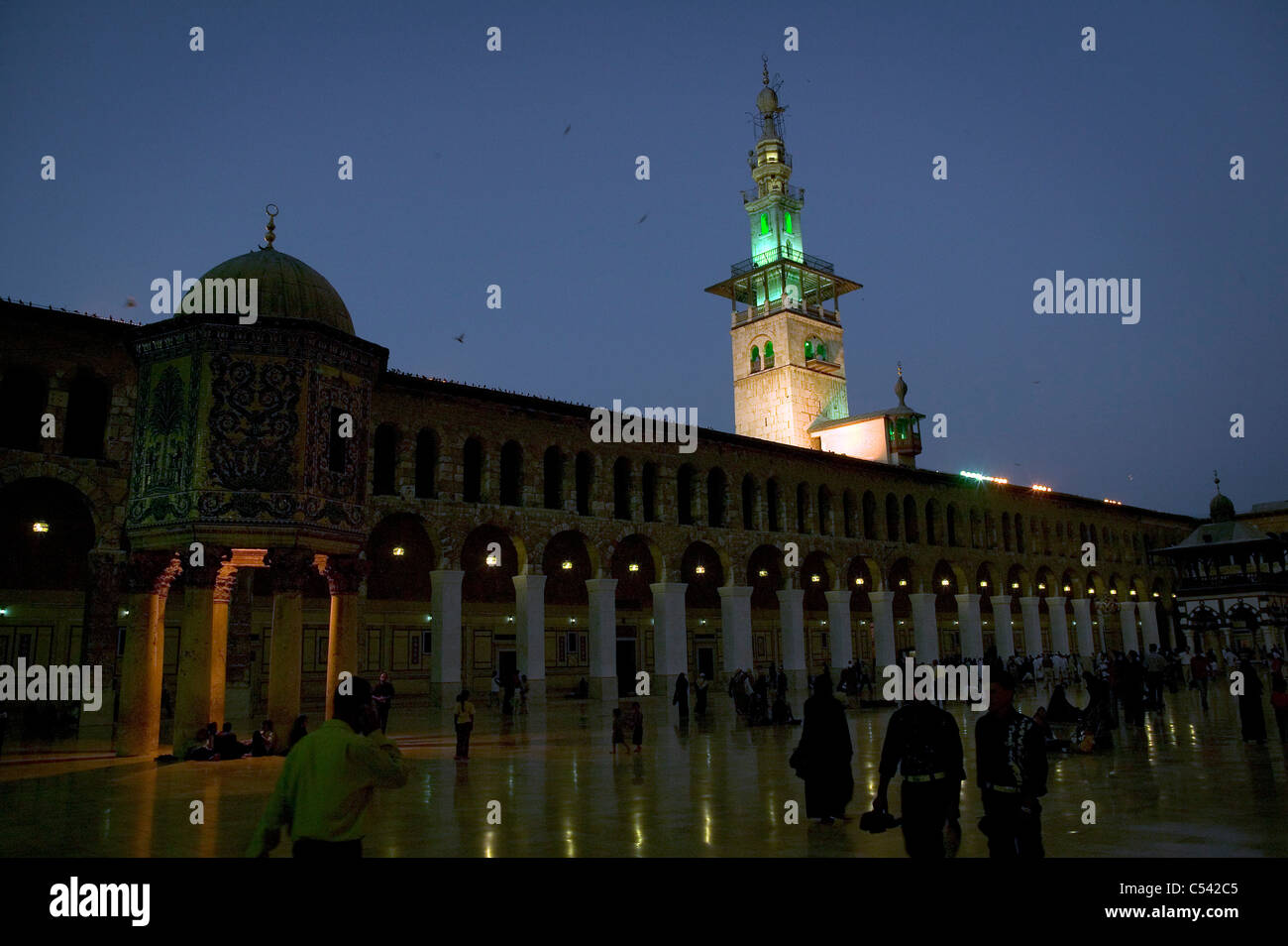The Central Mosque, Damascus, Syria Stock Photo - Alamy