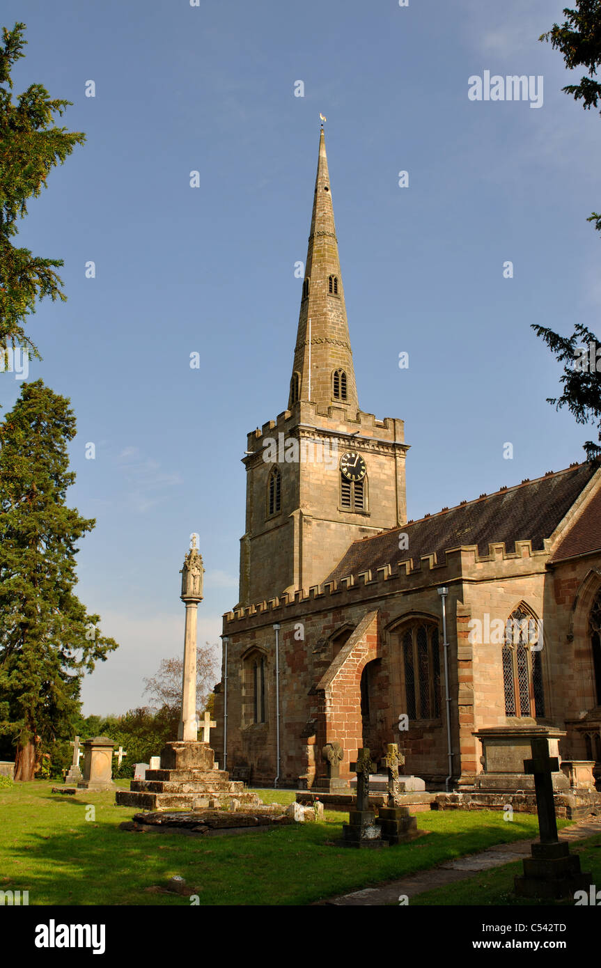 St. Cassian`s Church, Chaddesley Corbett, Worcestershire, England, UK ...