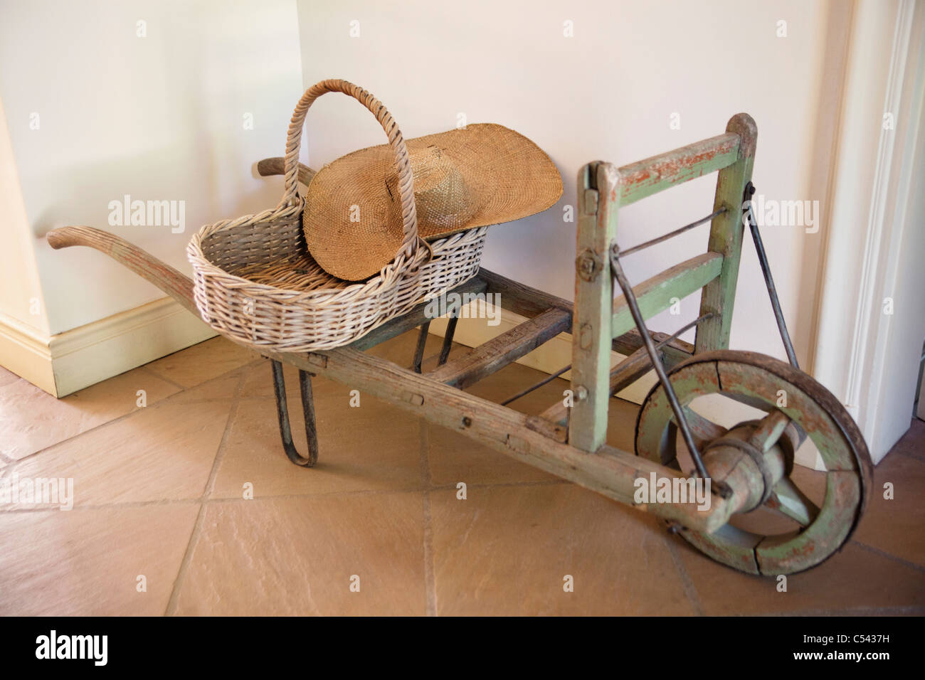 View of hand cart Stock Photo - Alamy